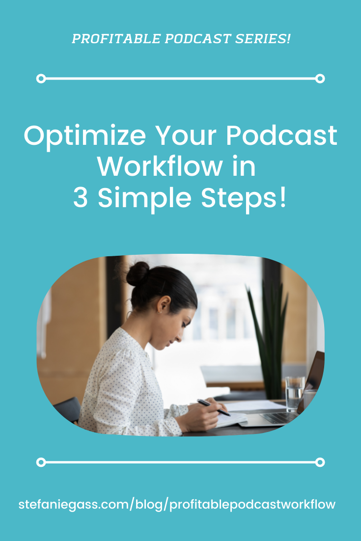 Profitable Podcast SERIES: Optimize Podcast Workflow in 3 Steps!