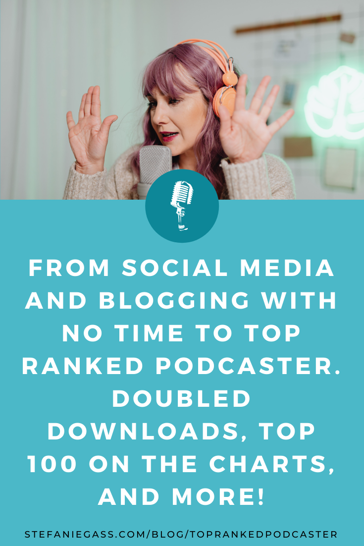 From Social Media and Blogging with NO TIME to TOP RANKED Podcaster.