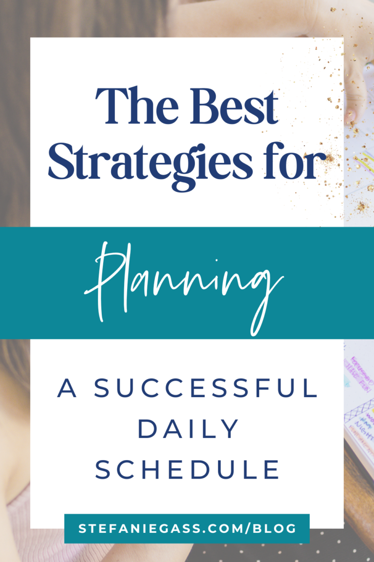 Top Planning Strategies for a Successful Daily Schedule