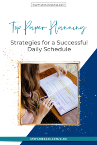 Top Planning Strategies for a Successful Daily Schedule