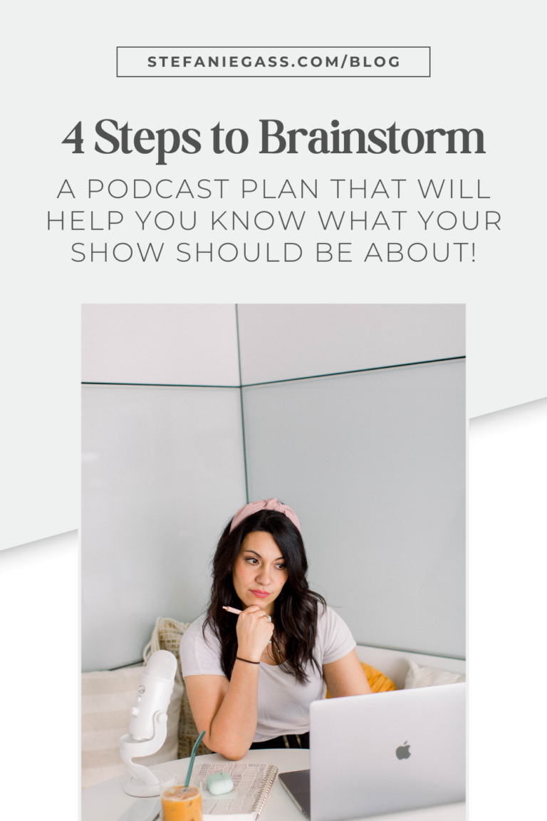 4 Steps to Help You Know What Your Show Should Be About!