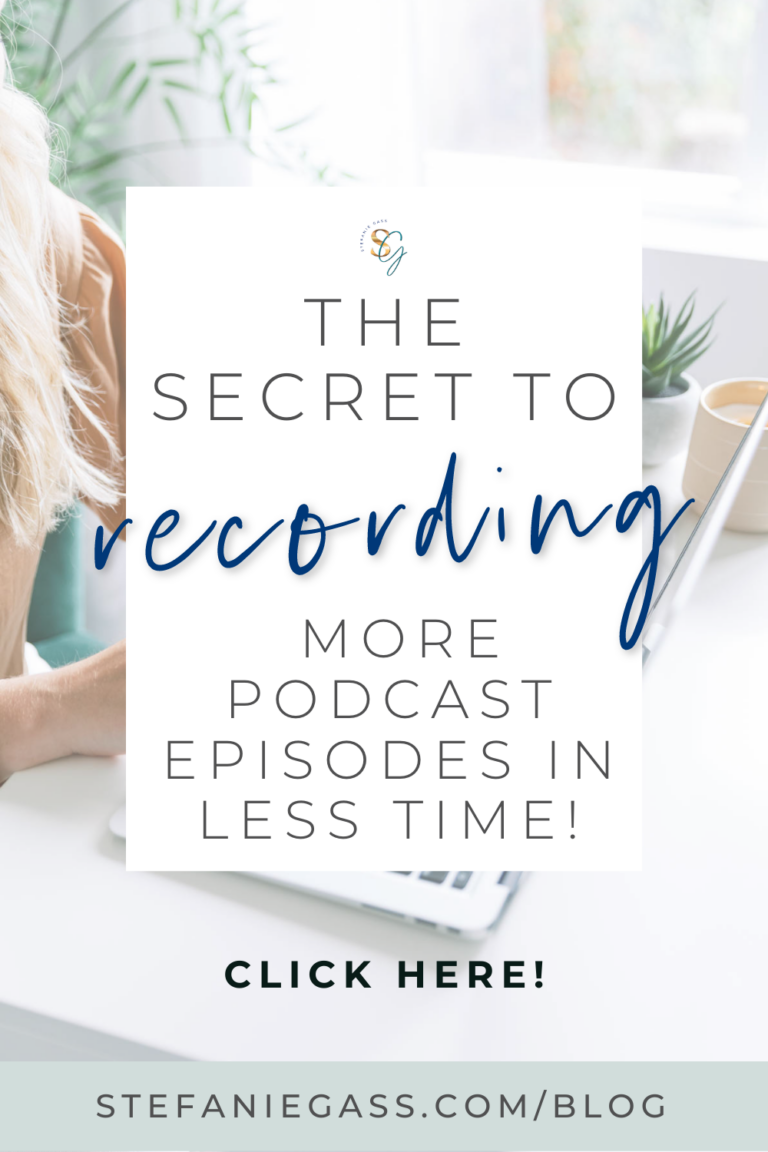 How to Batch Record Podcast Episodes and Save Time!