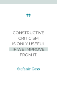 5 Ways to Get Comfortable With Constructive Criticism