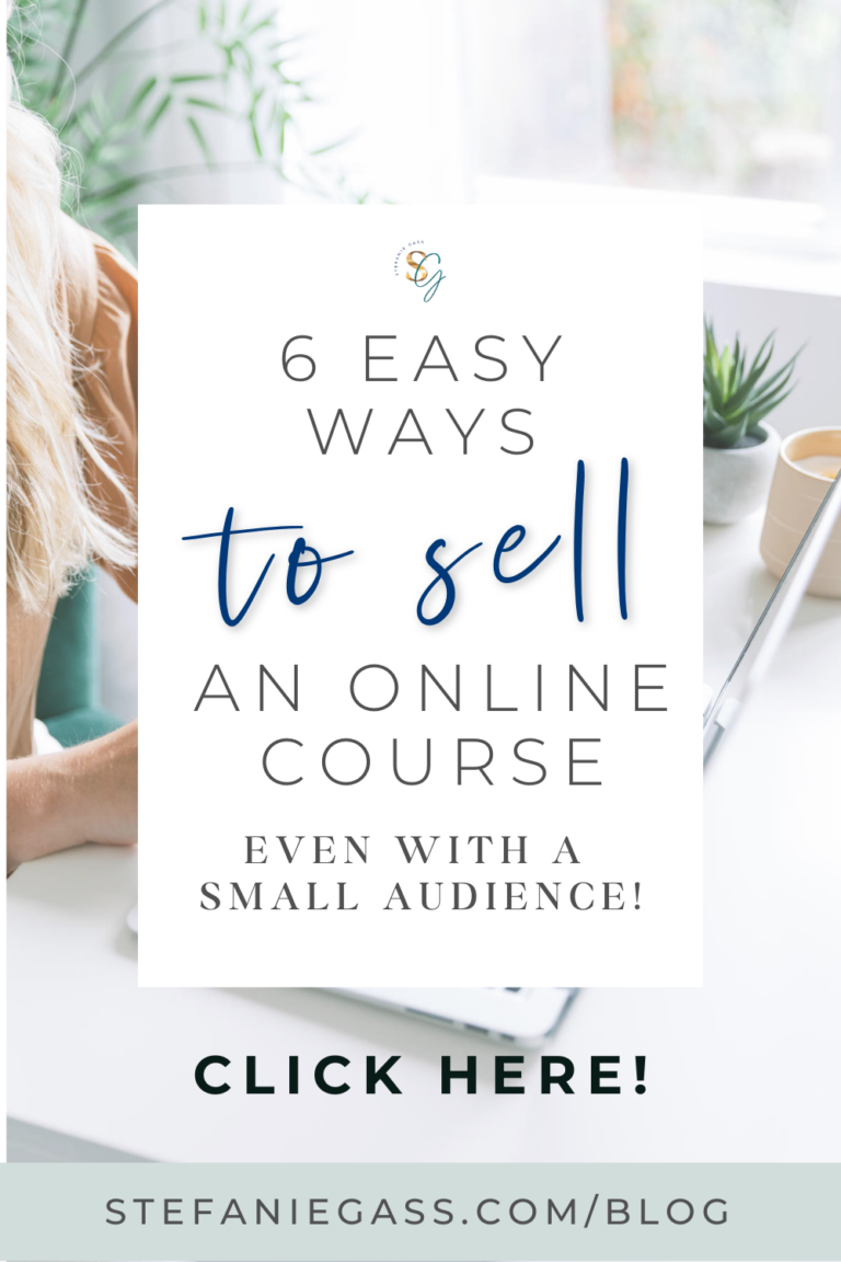 How to Sell an Online Course When You Have a Small Community