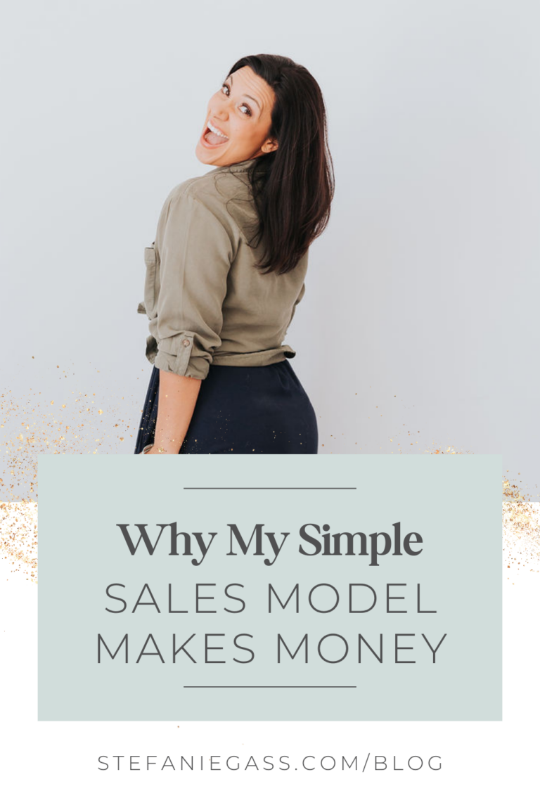 Why My Simple Sales Model Makes Money