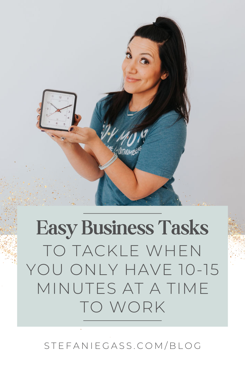 Easy Business Tasks When You Only Have 10-15 Minutes to Work