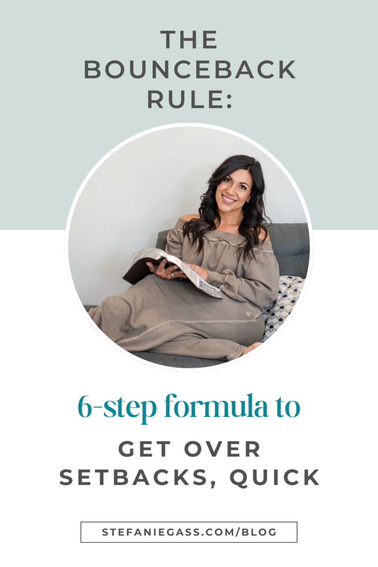 The Bounce Back Rule: 6 Steps to Overcome Setbacks Quickly