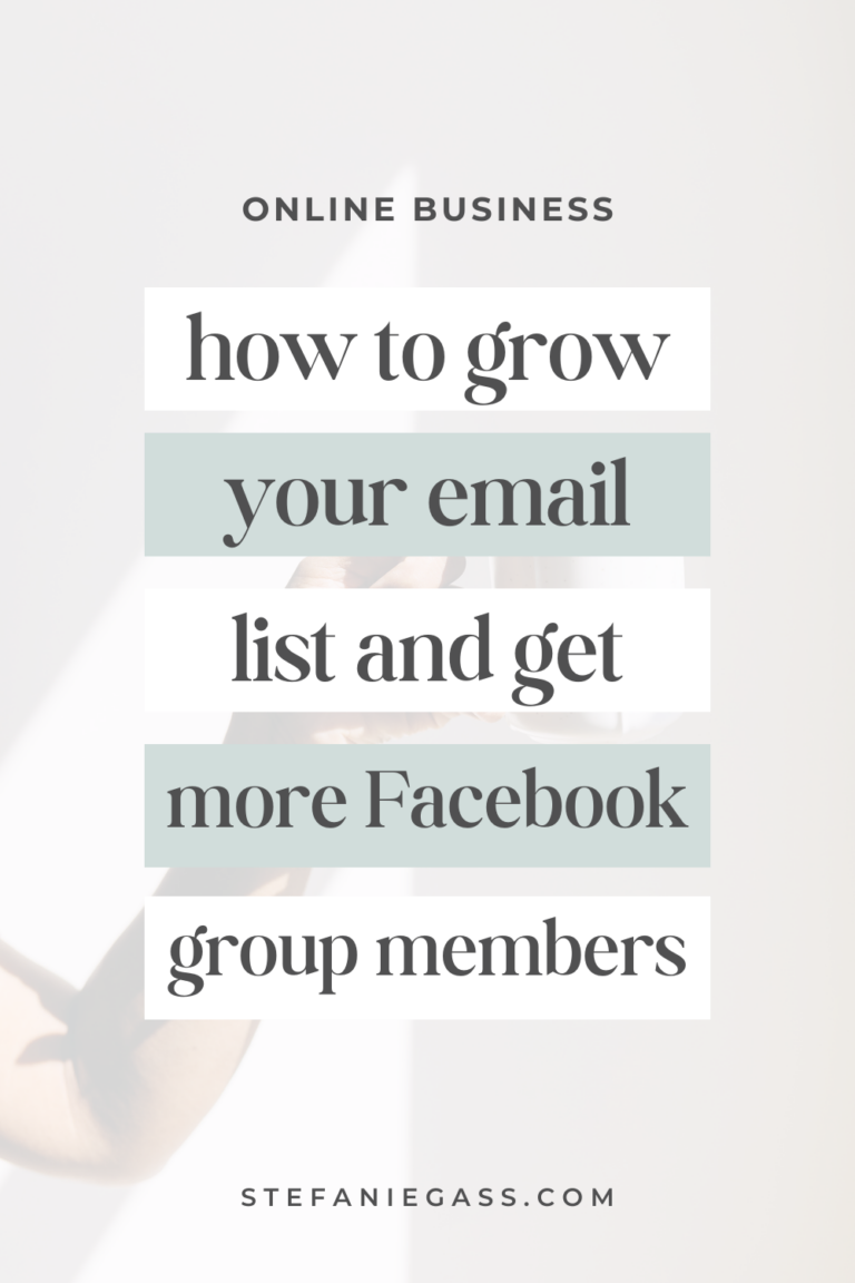She Doubled Her Email List and Facebook Group