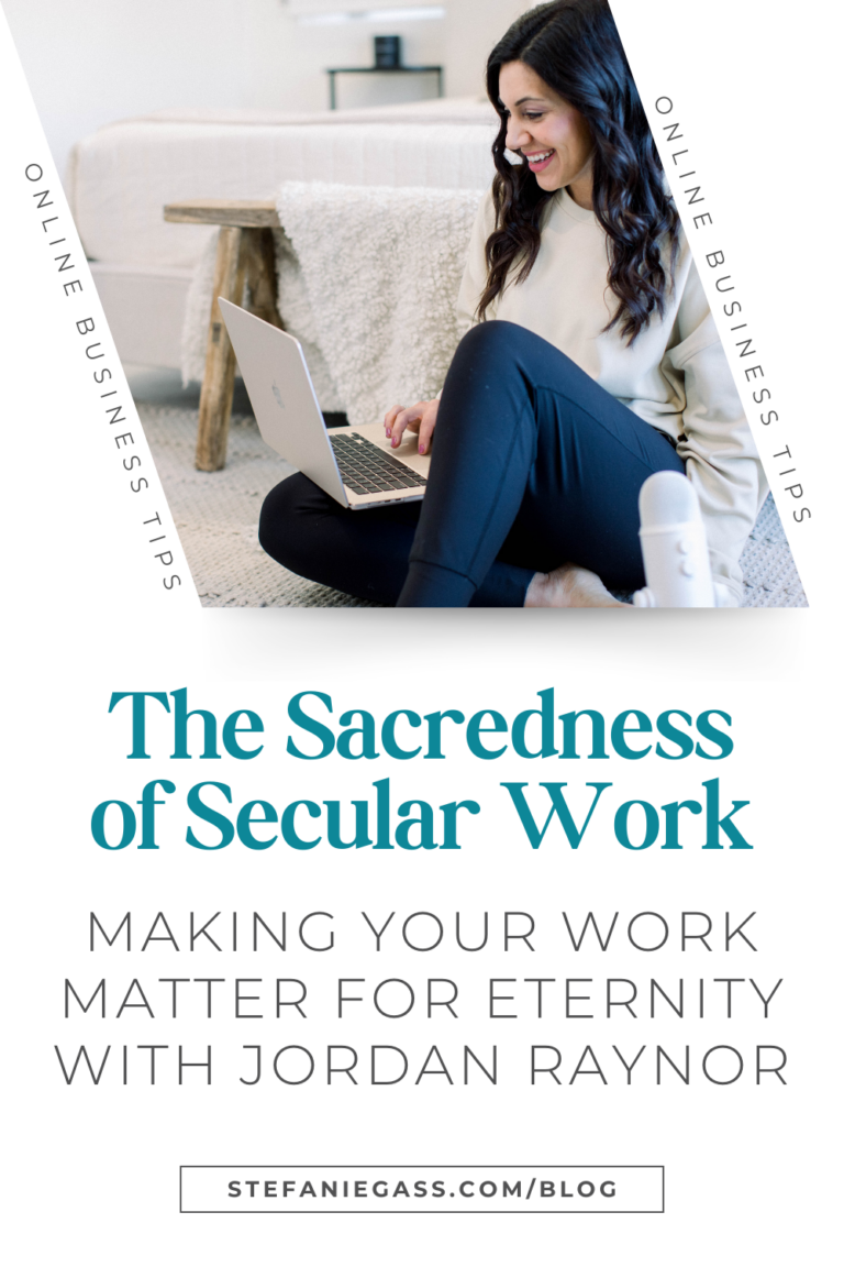 The Sacredness of Secular Work With Jordan Raynor