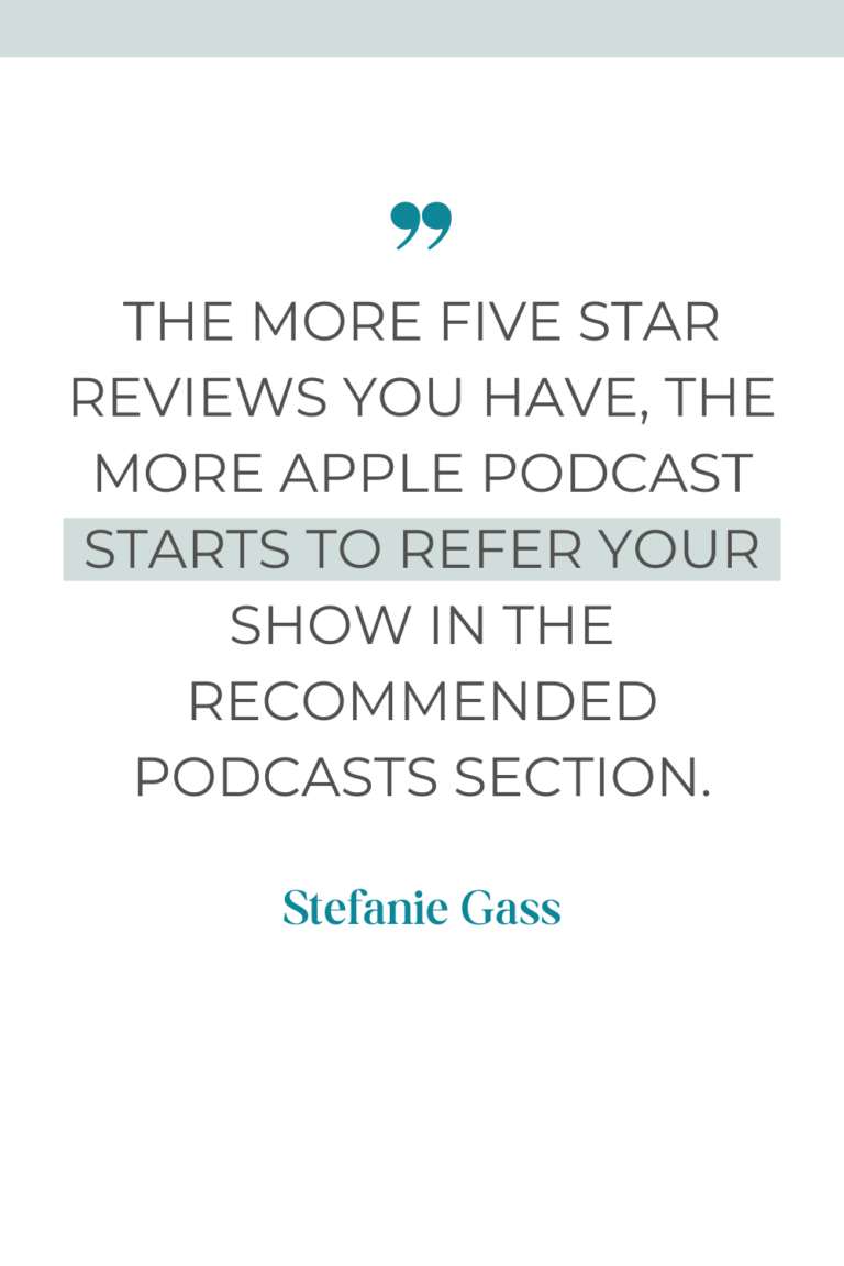 How I Got Over 1000 Five-Star Reviews on my Podcast
