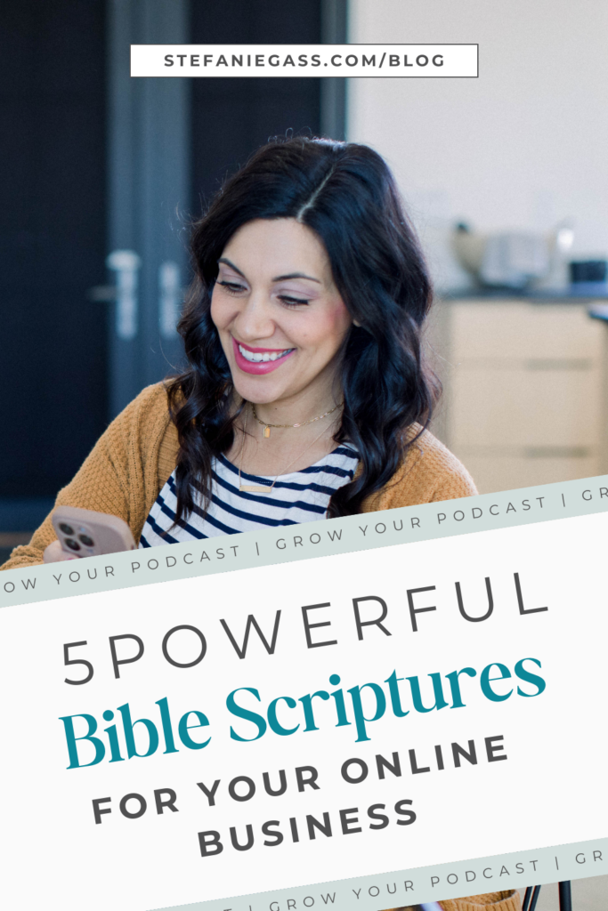Apply These 5 Powerful Bible Scriptures to Your Online Business