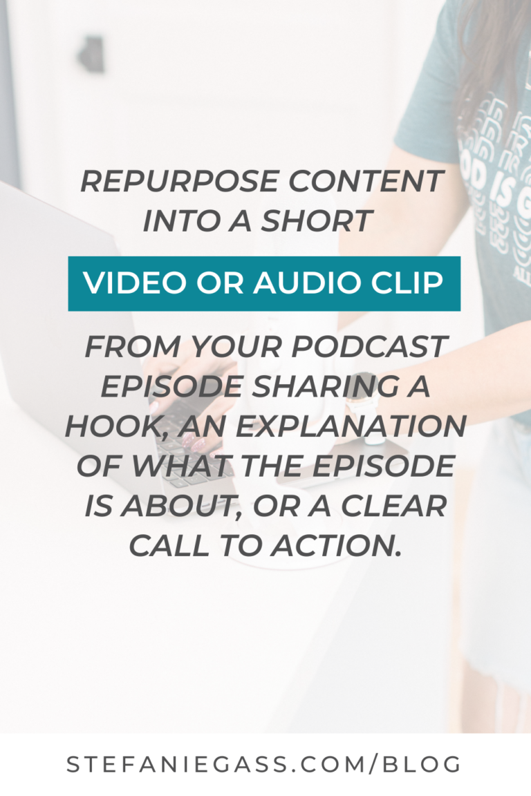 Repurpose a Single Podcast Episode in 15 Ways