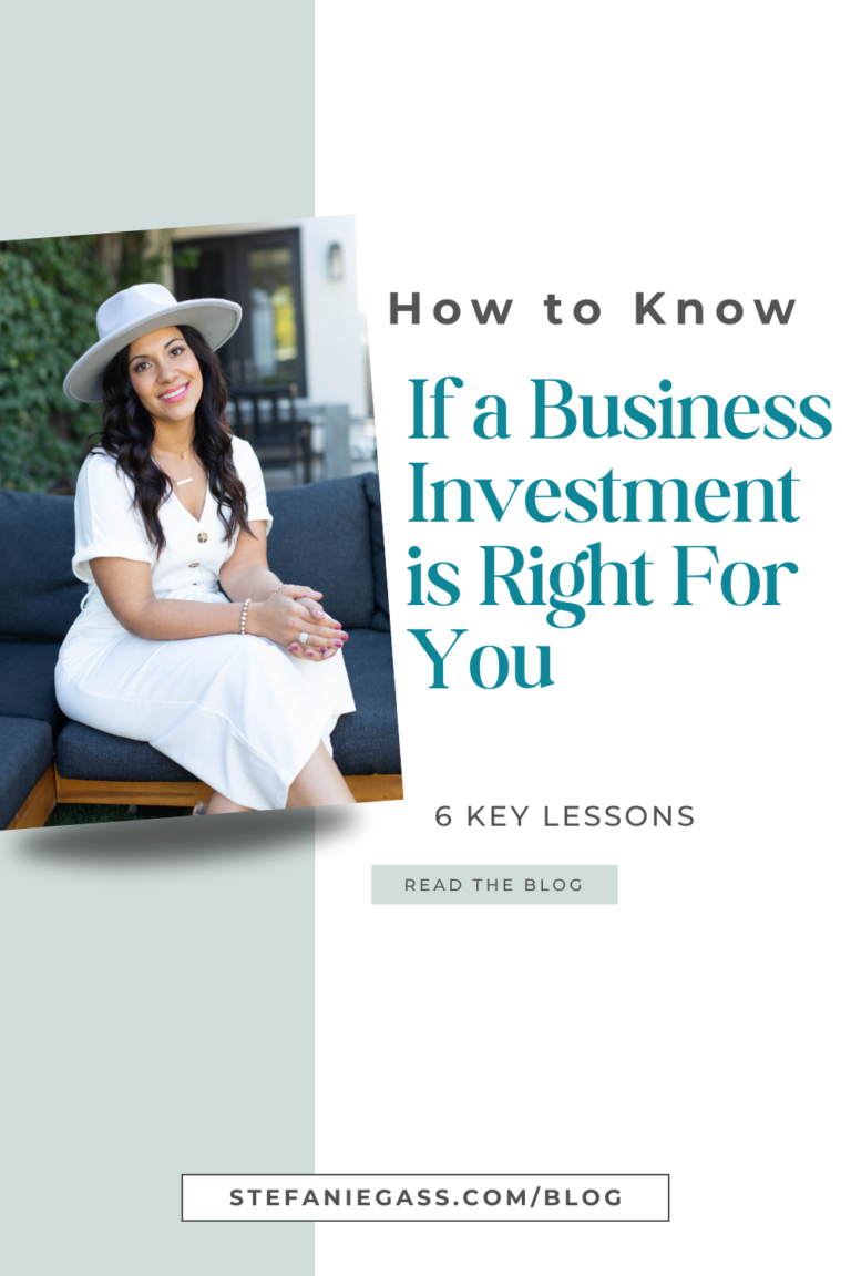 I Made a Bad Business Investment: Key Lessons