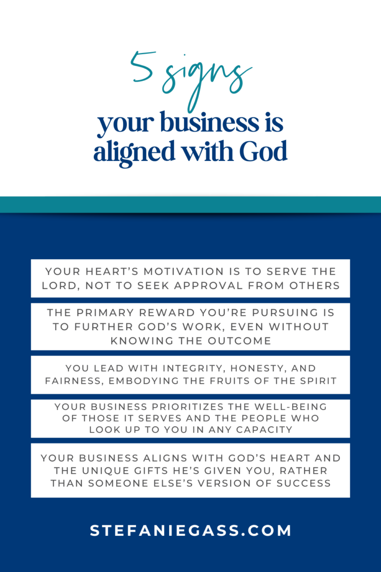 Is Your Business Aligned with God? 4 Signs of a Kingdom Business