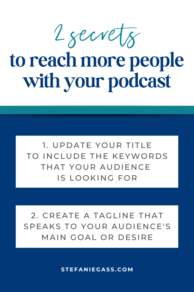 How to Build a Tagline For your Business and Podcast