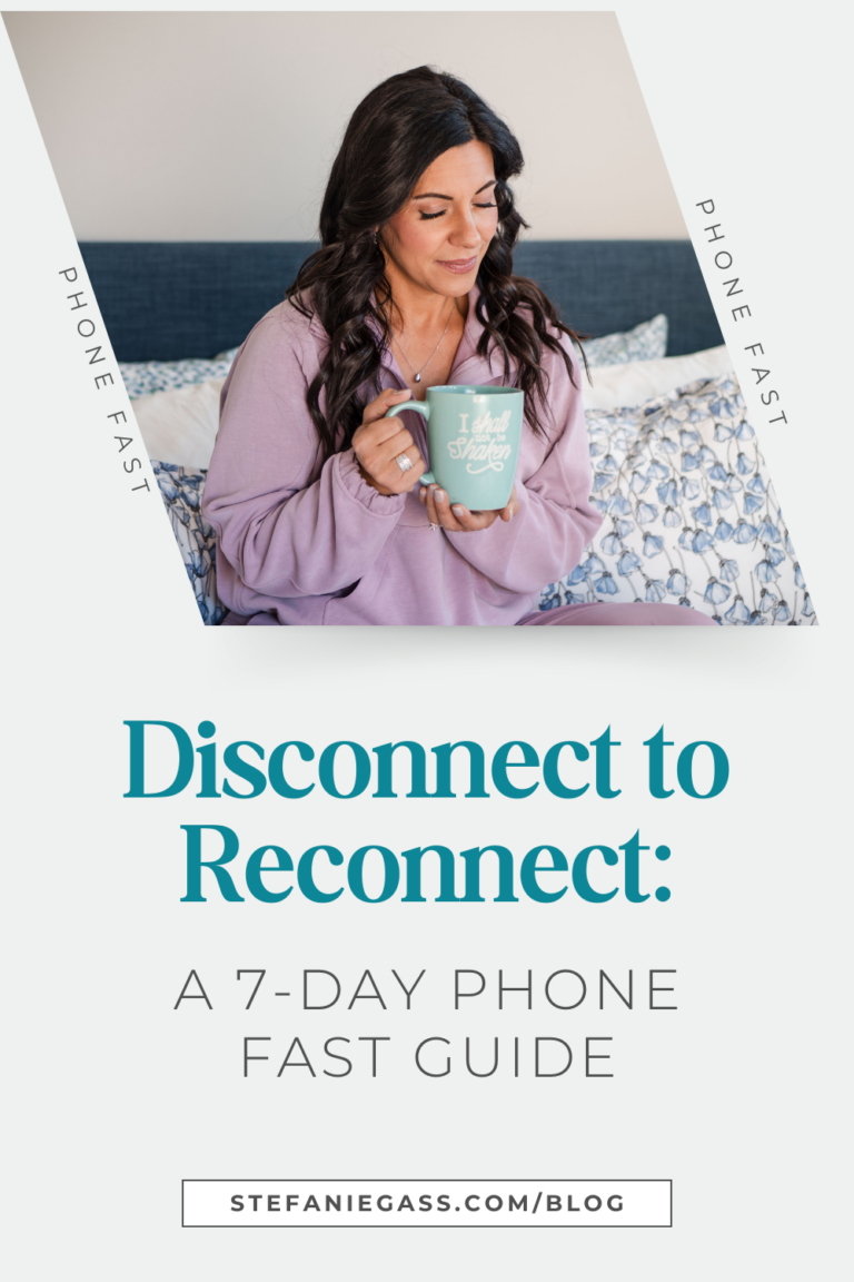 Disconnect to Reconnect: A 7-Day Phone Fast Guide