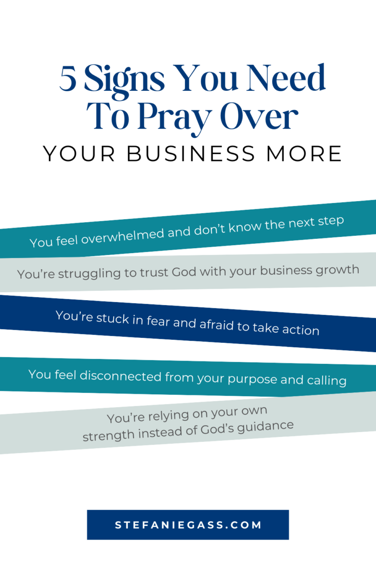 How to Pray to God Over Your Business